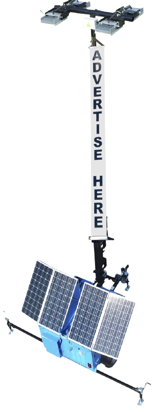 HYBRIDTOWER - Patented light tower for advertising